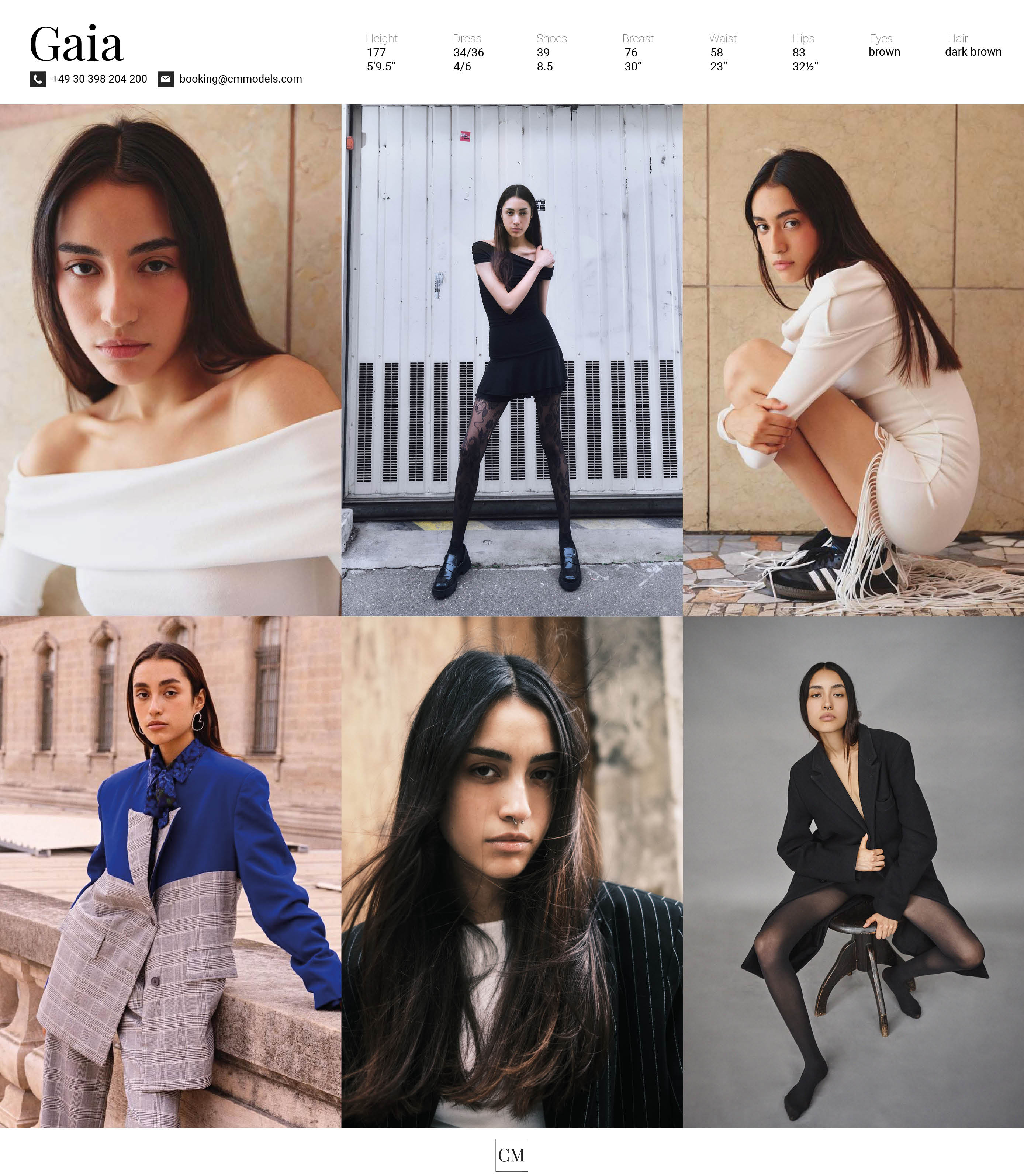 Gaia Renzi - CM | Modelbureau